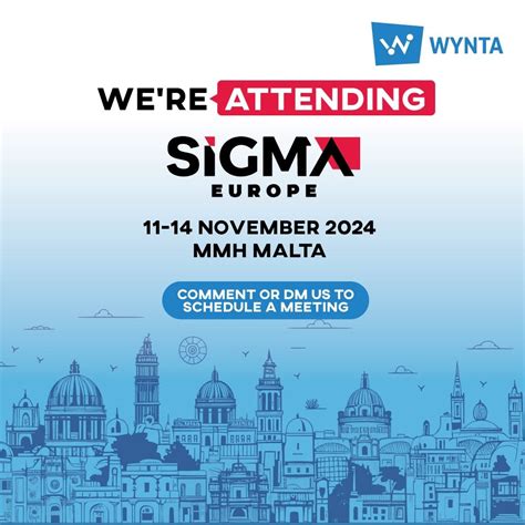 Wyntaiscoming Sigmaeurope Gamingindustry Wynta Trackingsolution