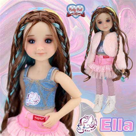 Live Your Truth Ella Ruby Red Fashion Friend Doll Cottontail Doll