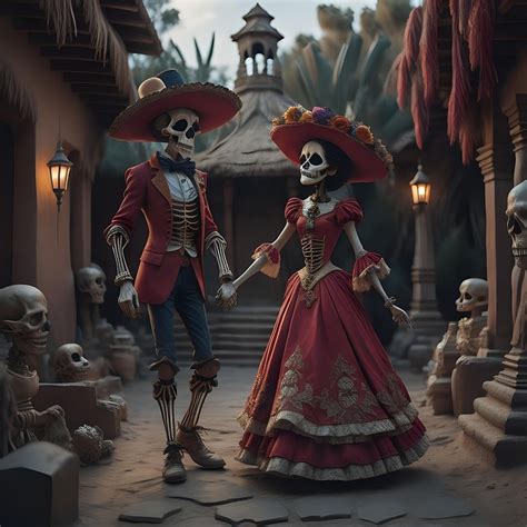 Download Ai Generated Skeleton Couple Royalty Free Stock Illustration Image Pixabay