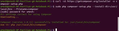 How To Install Composer For Php In Ubuntu 2004 Lts For Beginners