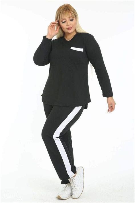 جزئیات محصول بلوز شلوار اسپرت سایز بزرگ مدل Rui04 پاساژ