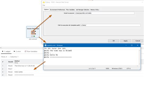 Calling A Python Script Embossneedlepy With Parameters In Knime Knime Analytics Platform