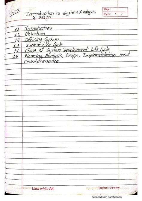 System Analysis Design Note COMPUTER SCIENCE ENGINEERING Studocu