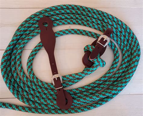 Custom Yacht Rope Loop Reins Or Split Reins Clinician Rope Mecate