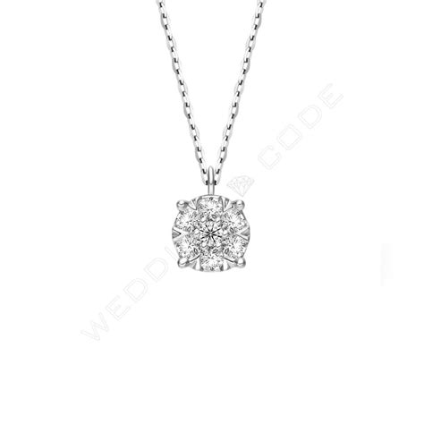 項鍊 011 克拉 4485 Wedding Code