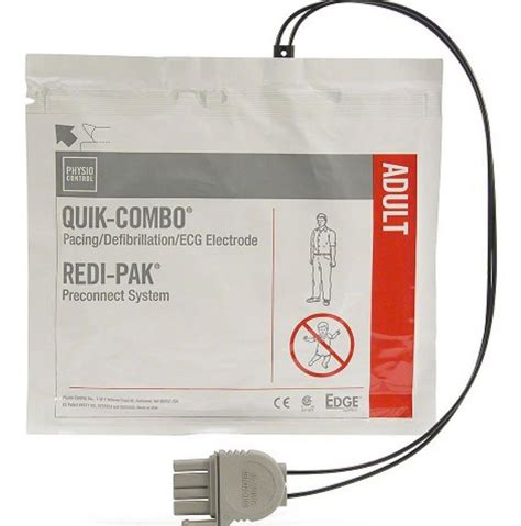 Defib Pads Lifepak Adult Redi Pak 11996 000017 Ea