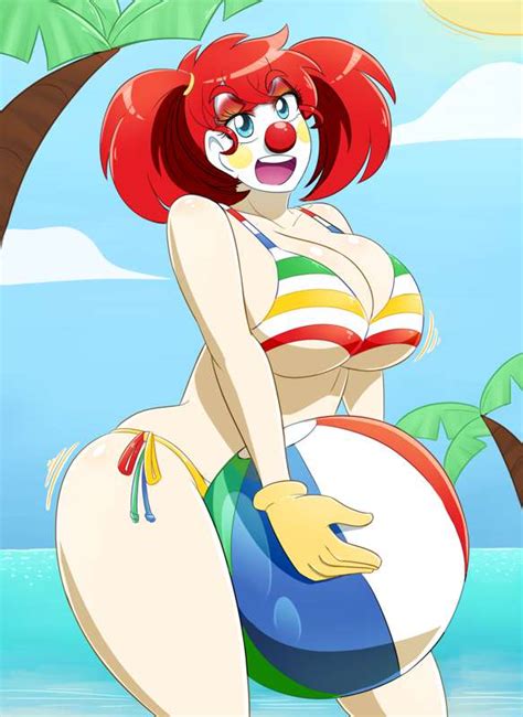 Rule 34 Beach Bikini Breasts Cleavage Clown Girl Clussy Hi Res Kobi Tfs Large Ass Large