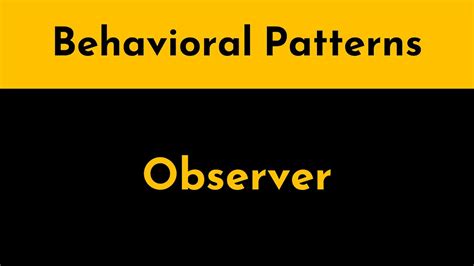The Observer Pattern Explained And Implemented In Java Behavioral Design Patterns Geekific