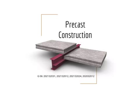 Precast Concrete Structure Architectural Examples Pptx