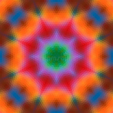 Orange Batik Background Wallpaper Stock Illustration Illustration Of