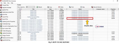 solidworks task scheduler {part 2} cad infield