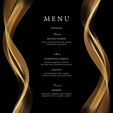 Fully Editable Menu Template Ms Word Indesign Print Ready Etsy