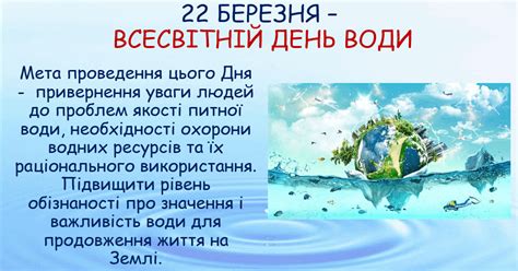 Презентація Всесвітній день води Різне