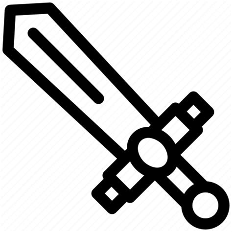 Rpg Archer Axe Full Length Shield Sword Icon Download On Iconfinder