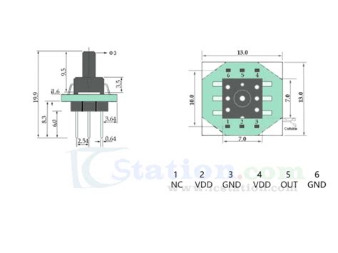 Atmospheric Pressure Sensor Transmitter Module 5v Sensor Module