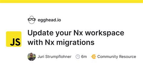 update your nx workspace with nx migrations