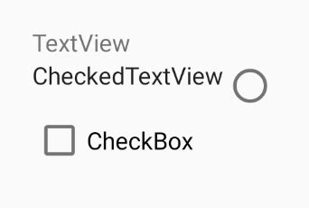 Java Difference Between Checkbox And Checkedtextview In Android
