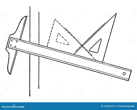 Perpendicular Lines Stock Image 54195499