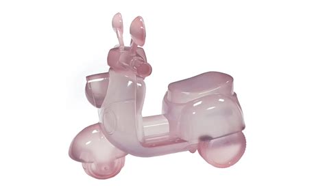 Sla 3d Printed Clear Resin Mini Chubby Motorcycle Facfox