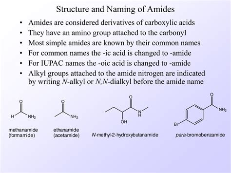Amide Examples
