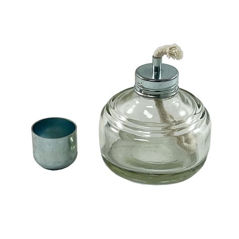 Behler Instruments Mechero De Alcohol En Vidrio Con Sistema Seguridad