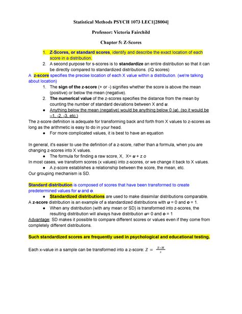 Stats Methods Chapter Statistical Methods PSYCH LEC Professor Victoria