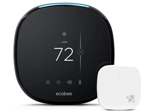Ecobee Ecobee4 Smart Wi Fi Thermostat Pro One Size Black