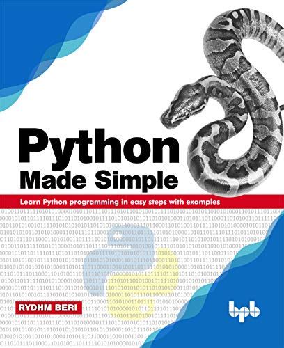 Python Made Simple Learn Python Programming In Easy Steps With Examples English Edition 1