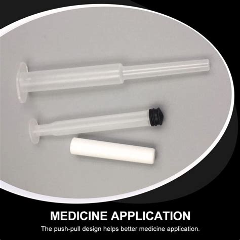 Coheali Anal Applicators 15pcs Lube Syringe With Cap Personal Care