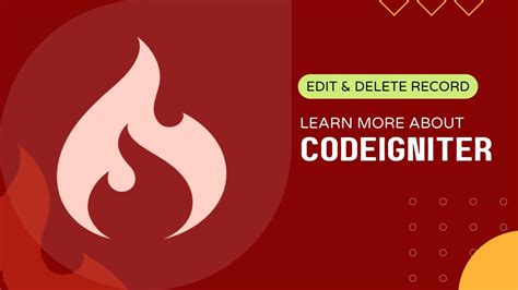 Update And Delete Record Build Restful Apis With Codeigniter 04 Youtube