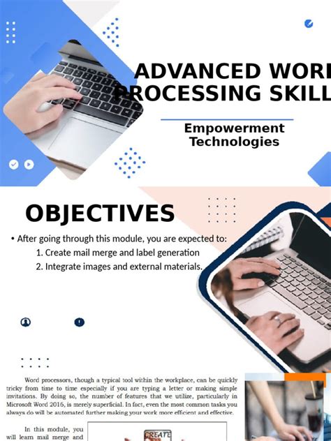 lesson 3 advanced word processing skills pdf