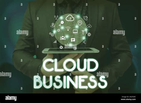 Conceptual Caption Cloud Business Business Idea Computing That Relies