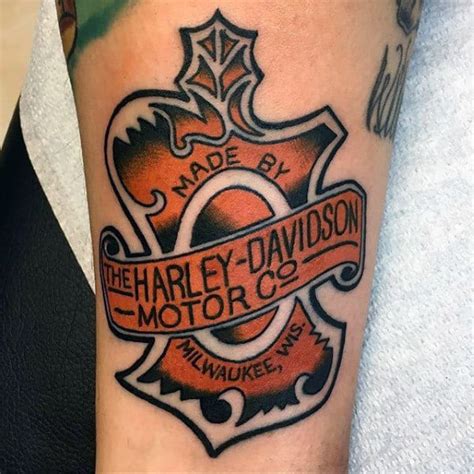 Harley Davidson Logo Tattoos