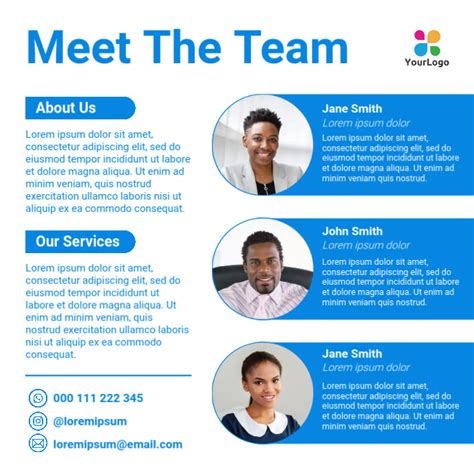 Meet The Team Template Word Free