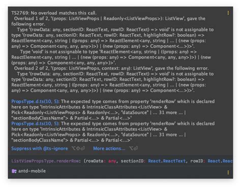Ts2769 No Overload Matches This Call · Issue 3634 · Ant Designant