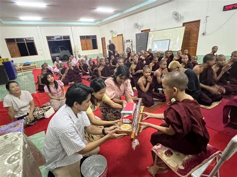 သံဃိက စာရေးတံမဲ ကုသိုလ်အလှူရှင်… တာချီလိတ်မြို့နေ မမြမူ ၏ မွေးနေ့နှင့် ကိုထူးလင်းကျော် မရင