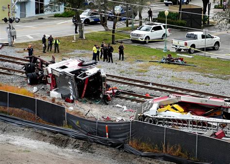 Pbso Report Clears Brightline In Crash With Delray Fire Rescue Truck