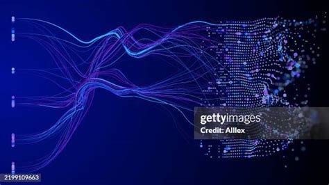 Abstract Data Flow Illustration With Modern Design And Digital