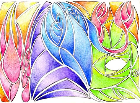 Colorful Abstract Drawing Art At Deon Roden Blog