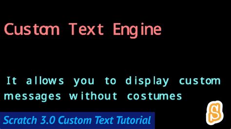 Scratch Text Engine Tutorial Advanced Youtube