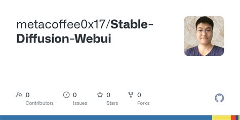 Github Metacoffee X Stable Diffusion Webui