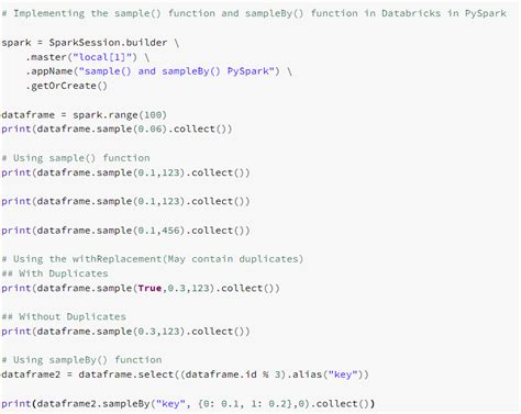 Explain The Sample And Sampleby Projectpro