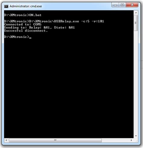 Control Kmtronic Relays Via Bat Files Example 01
