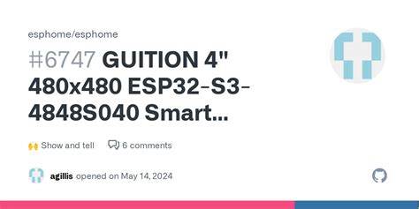Guition X Esp S S Smart Display Esphome Esphome