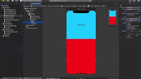 Auto Layout In Scrollview In Swift Storyboard Youtube
