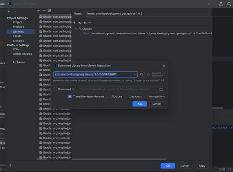 Gradle How Do I Add Dependencies To My LibGdx Project Game Development Stack Exchange