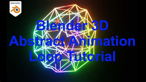Blender 3d Beginner Tutorial Abstract Animation Youtube