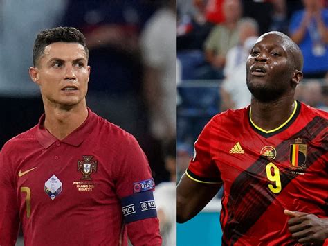 Belgium Vs Portugal Cristiano Ronaldo And Romelu Lukaku Battle At Euro