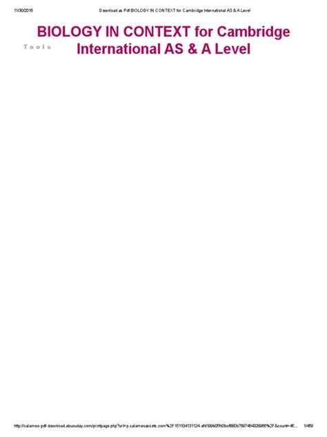 Biology In Context Pdf Pdf