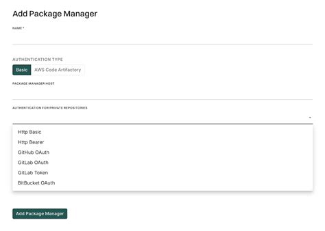Set Up Custom Package Repositories Endor Labs Docs